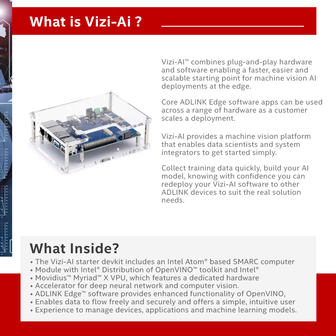 Adlink Vizi-AI In IoT Market Ready Solutions - Synnex Metrodata Indonesia Adlink Vizi-AI In IoT Market Ready Solutions - Synnex Metrodata Indonesia