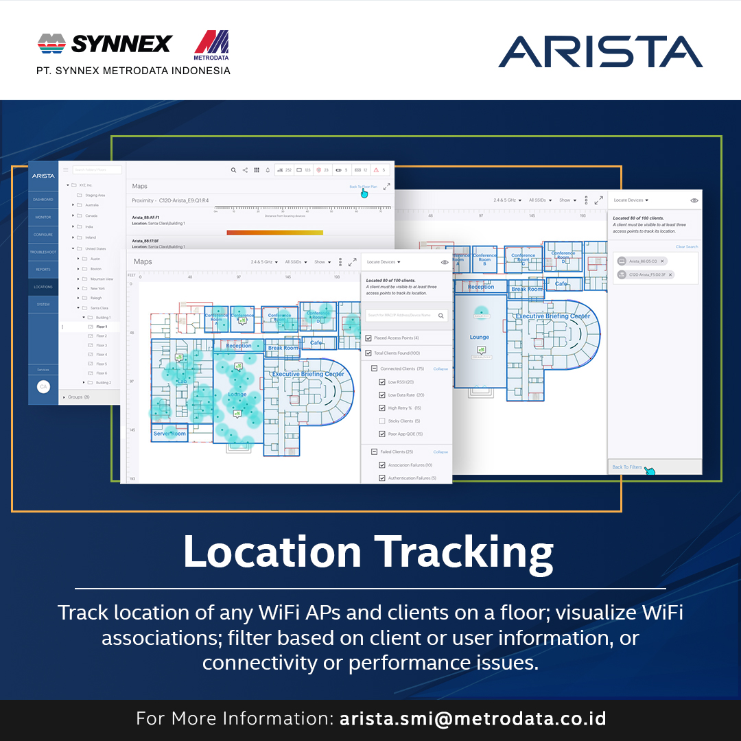 Arista : Location Tracking - Synnex Metrodata Indonesia
