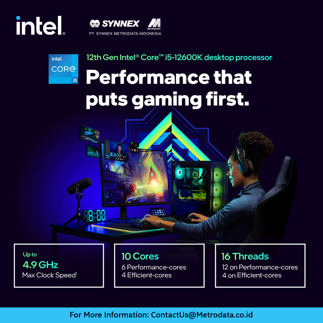 12th Gen Intel Core i5-12600K Desktop Processors - Synnex Metrodata ...