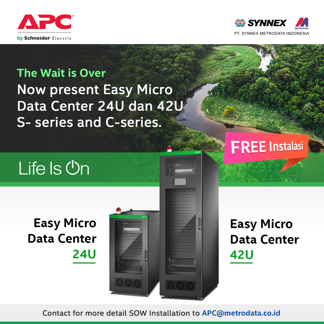 APC : The Wait is Over. Now present Easy Micro Data Center 24U dan 42U ...