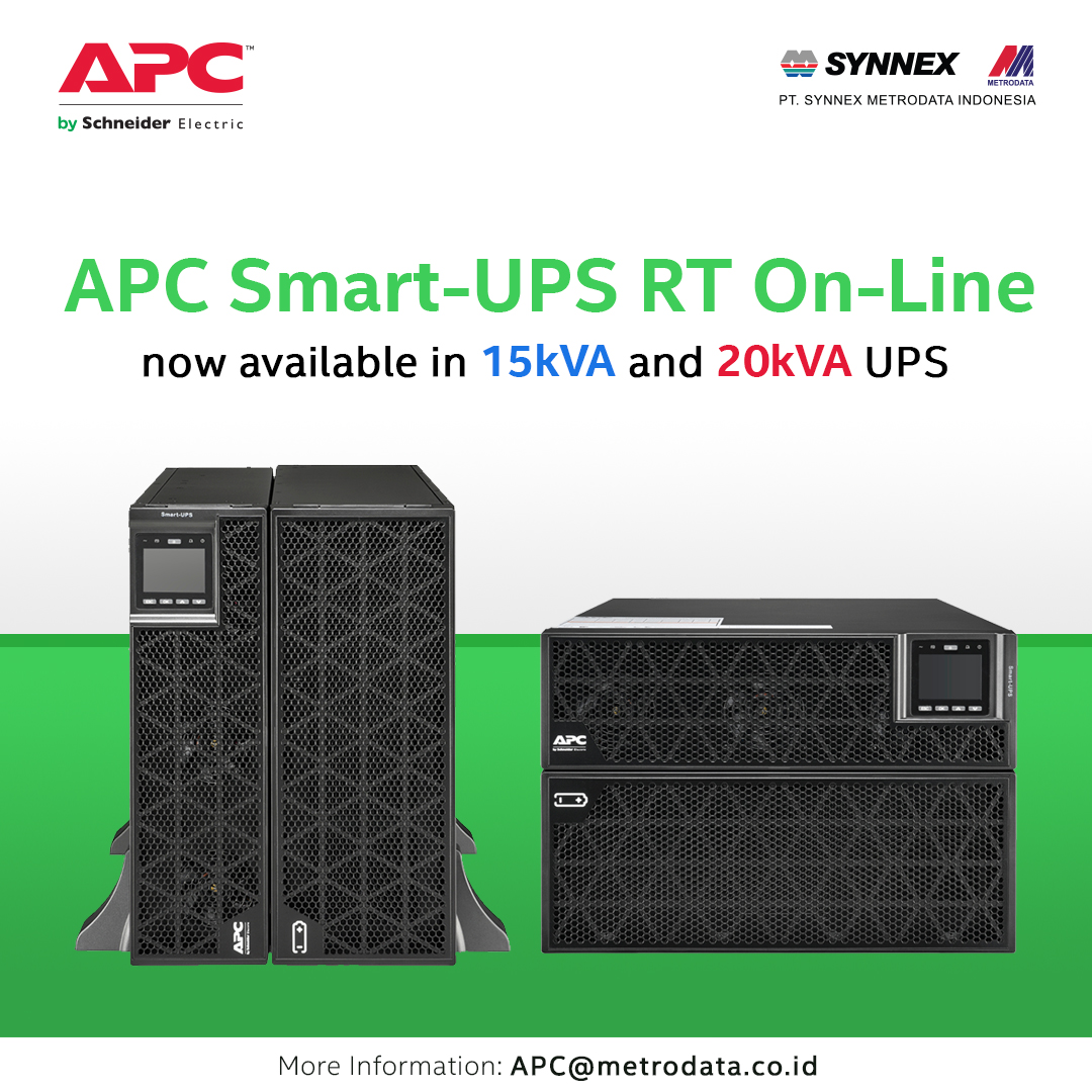 APC : APC Smart UPS RT On-line - Synnex Metrodata Indonesia