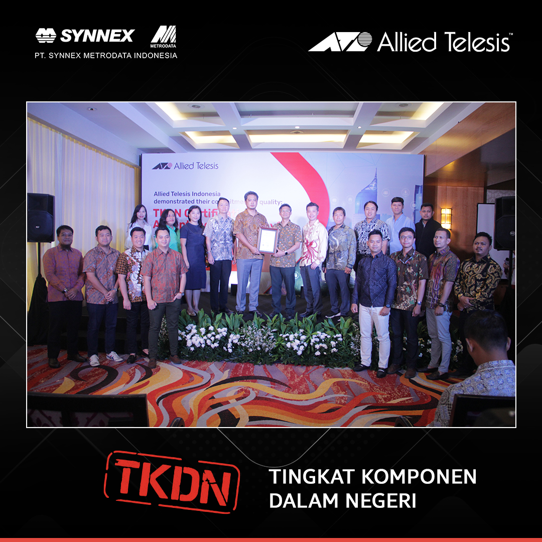 Press Conference TKDN Allied Telesis - Synnex Metrodata Indonesia