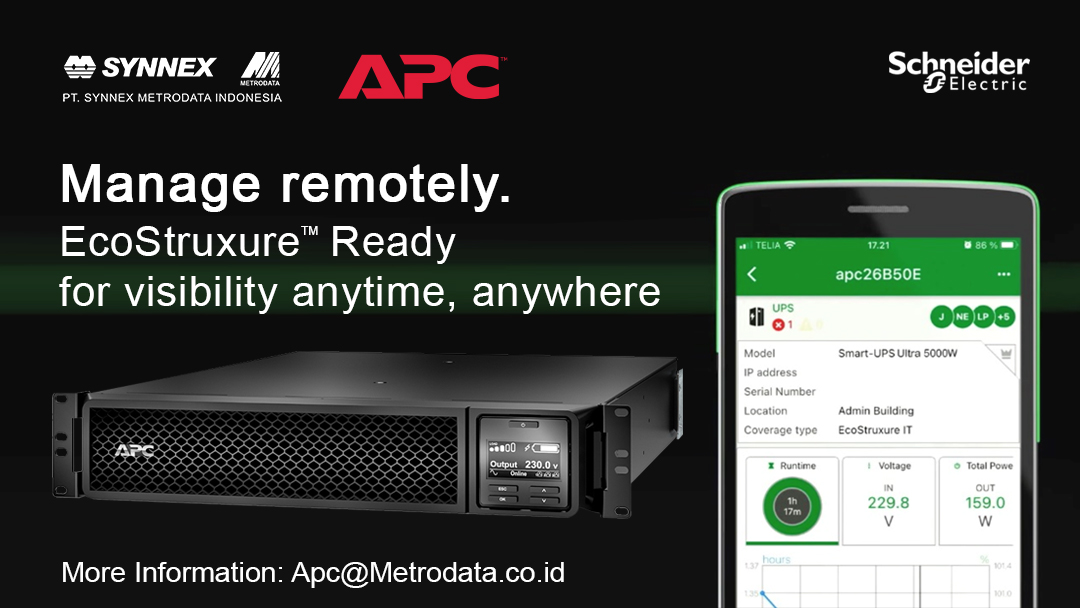 Ecostruxure It Expert Monitoring Software From Apc By Schneider Electric Synnex Metrodata