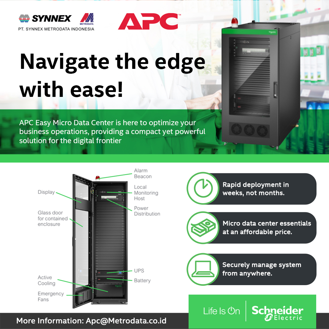 APC Easy Micro Data Center - Synnex Metrodata Indonesia