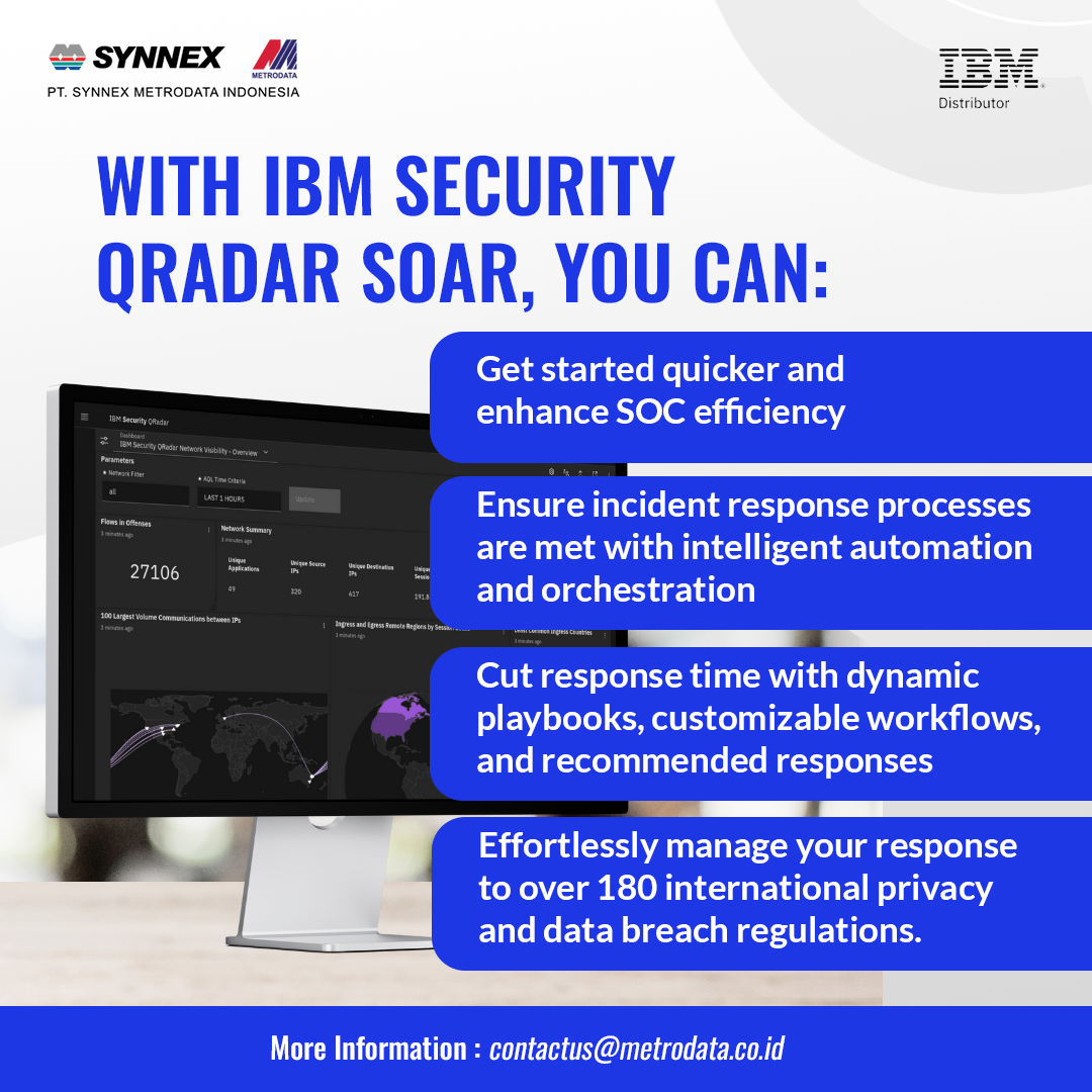 Ibm Security Qradar Soar Synnex Metrodata Indonesia