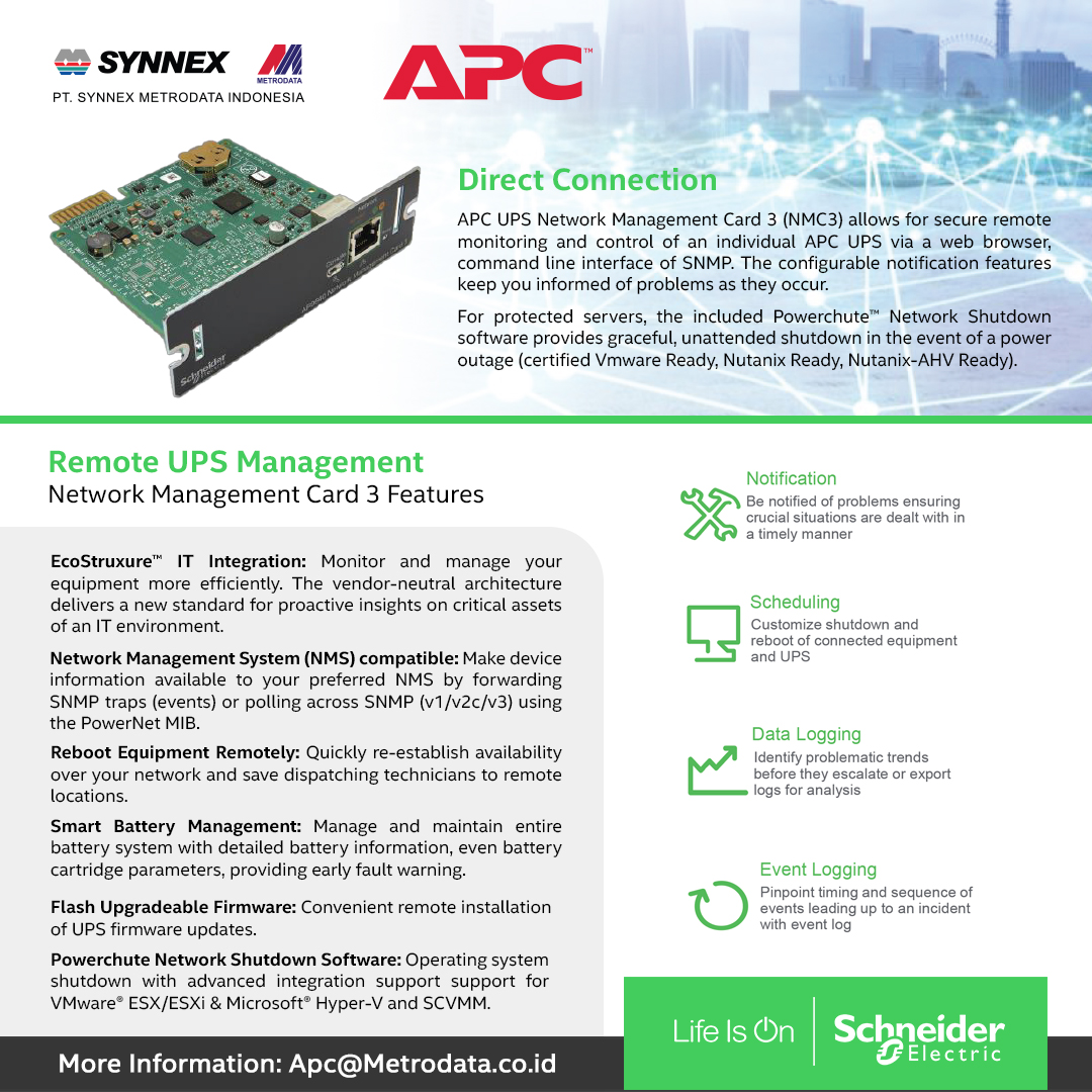 Apc Network Management Synnex Metrodata Indonesia